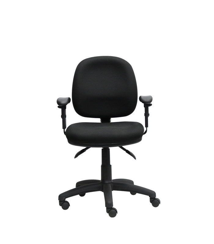 METRO MIDIUM BACK TYPIST ARM CHAIR – Chairs R Us
